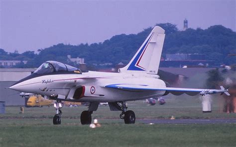 Prototype French Rafale A01 Fighter Aircraft At The 1988 British