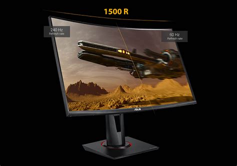ASUS VG27VQM TUF GAMING 27" Curved (Kavisli) 1ms 240Hz 1920x1080 FullHD ...