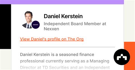Daniel Kerstein Independent Board Member At Nexxen The Org