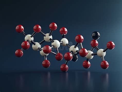 Unveiling The Architecture Of Matter A Molecular Close Up Stock