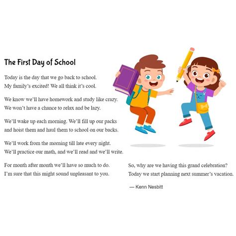 The First Day Of School Is Back To School