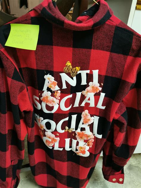 Anti Social Social Club Anti Social Social Club Kkoch Flannel Assc Grailed