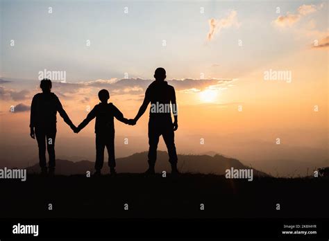 Happy Family Silhouette