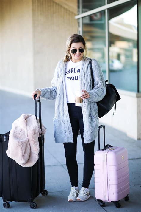 Airplane Outfit What To Wear On An Airplane Artport Style On Fashion