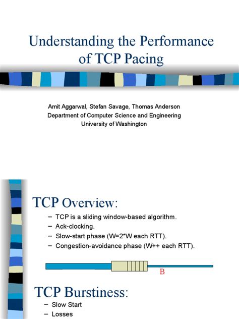 Understanding The Performance Of Tcp Pacing Pdf Transmission