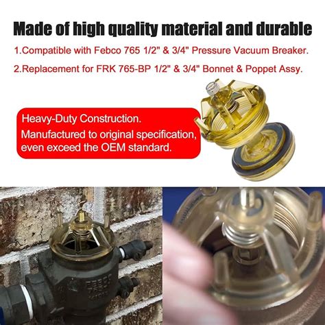 Backflow Preventer Repair Kit Eatakward 905 212 Bonnet Poppet Repair