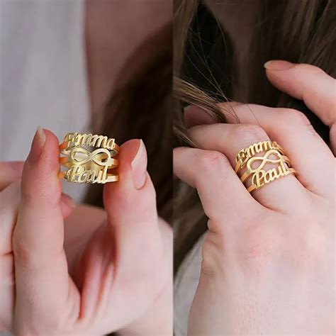 For Sale Personalised Custom Double Name Ring Portmore