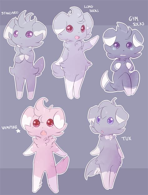 Espurr Variations By Rabbitbatthing On Deviantart