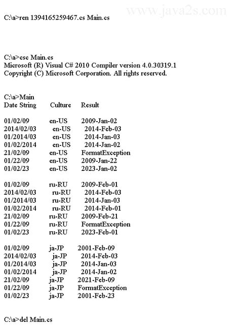 C Tutorial C Convert Todatetimestring Iformatprovider