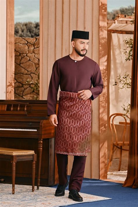 Instant Samping Men Burgundy Imperial Putihcom