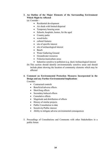 Eia Procedural Guideline Pdf Developmental Sites Real Estate
