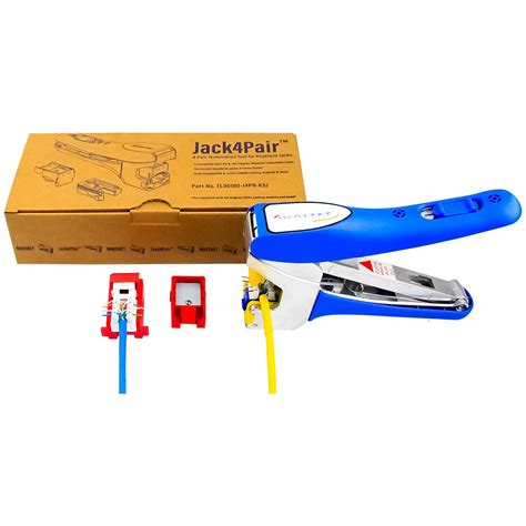 Wavenet Jack4pair Keystone Jack Termination Tool Cable And Connections