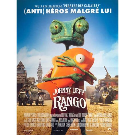 Rango French Movie Poster 15x21 In 2011