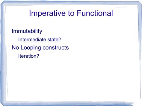 Recursion And Functional Programming Ppt