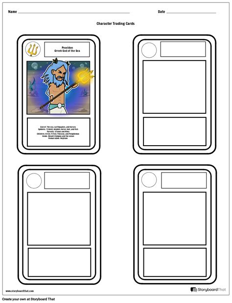 Trading Card Template A Blank Vintage Style Trading Card Template With
