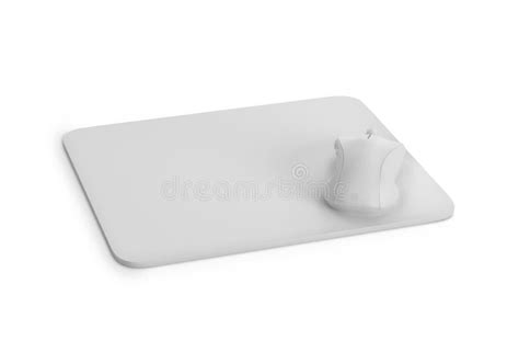 Mouse Pad On White Background Stock Image Image Of Mockup