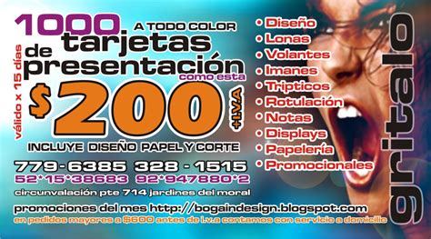 Boga In Design 150 Mil Tarjetas De Presentacion A Todo Color