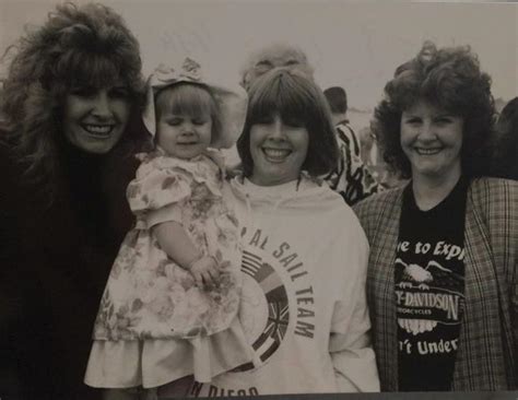 Aunty Me My Mum My Grandma And Great Uncle Behind At A Bike Show