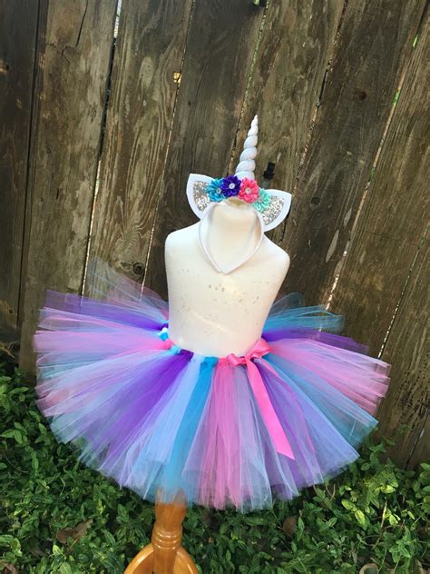 Unicorn Costume Unicorn Tutu Girls Birthday Outfit Unicorn