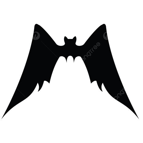 Black Bats Clipart Hd Png A Black Bat Vector Halloween Bat Black