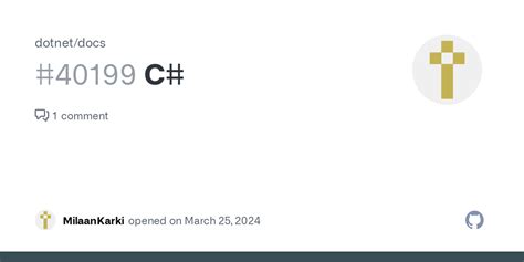 c · issue 40199 · dotnet docs · github