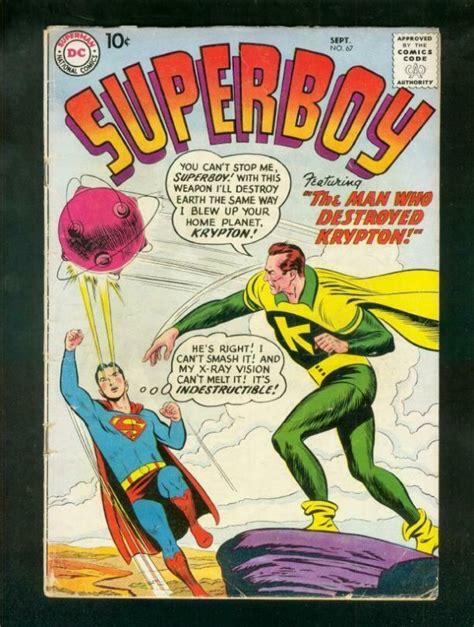 Superboy Comic Book Covers