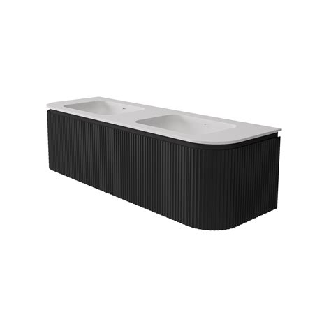 Estella Modern Wall Hung Vanity Pvc Cabinet Lk Me1521w Mb Lukka Bathware