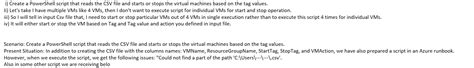 Scenario Create A Powershell Script That Reads The Csv File And Starts