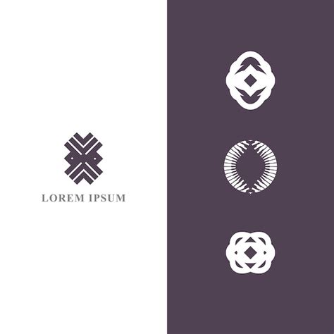 Premium Vector Geometric Shape Logo Design Bundle