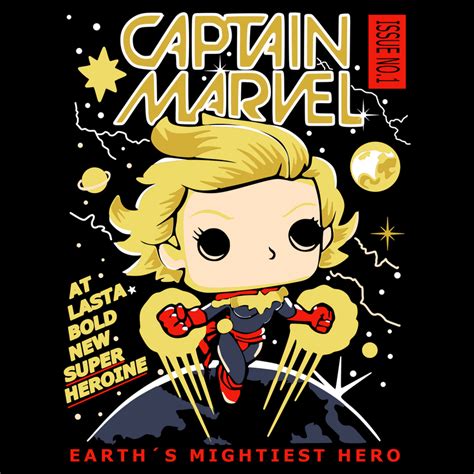 Captain Marvel Chibi Superhero Cairo Apparel