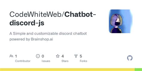 GitHub CodeWhiteWeb Chatbot Discord Js A Simple And Customizable Discord Chatbot Powered By