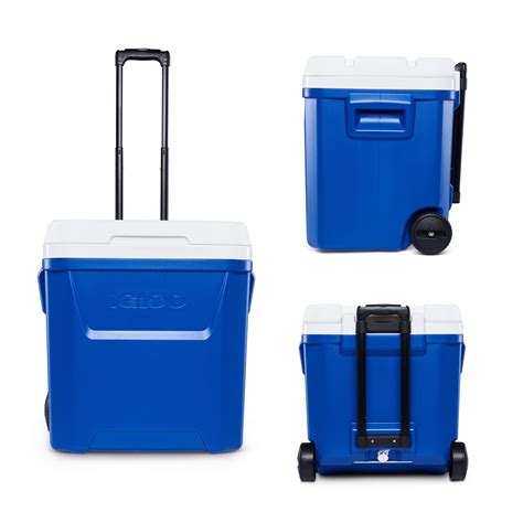Igloo Laguna 60 Qt Rolling Ice Chest Cooler With Self Draining Drink