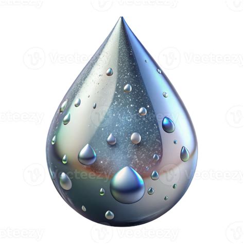 Impressive Minimalist Raindrop Water Texture On Glass Isolated Detailed