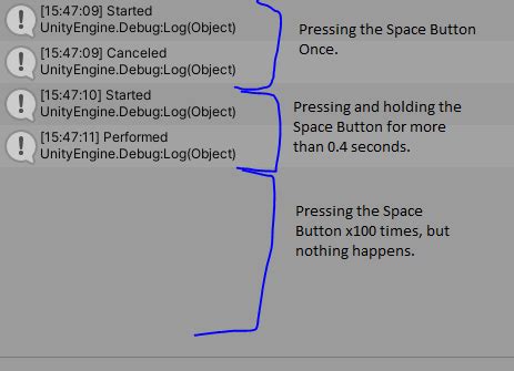 Releasing A Button Not Registering With The New Input System Unity Engine Unity Discussions