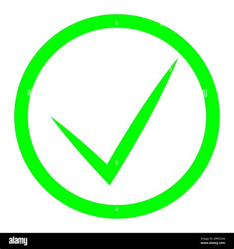 Checkmark Right Icon Tick Icon Checkmark Icon Checkbox Icon Vector Illustration Stock Image