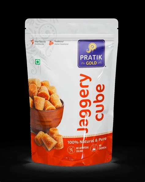 Cubes Brown Pratik Jaggery Cubs Packaging Pouch Packaging Size 500g At ₹ 85 Kg In Sangli