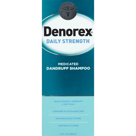 Denorex Shampoo Dandruff Medicated Daily Strength 10 Oz Delivery