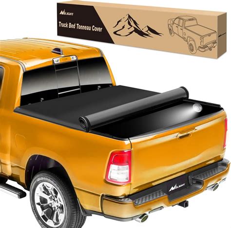 Nilight Soft Roll Up Truck Bed Cover For Dodge Ram 1500