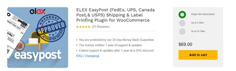 Addons For Easypost Fedex Ups Canada Post And Usps Shipping And Label Printing Plugin For