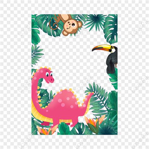 Dinosaur Border Clip Art