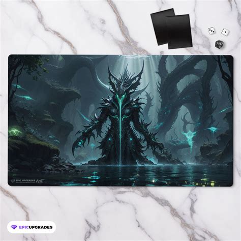 Creature Creations Simic Playmat 24x14 Magic The Gathering Green