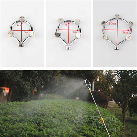 Badu Bg Дюза за пръскачки Кръгла дюза за пръскачки с 3 4 5 глави за пръскане на течности E2s