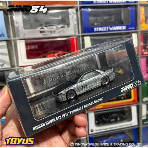 Jual Inno64 Inno Nissan Silvia S13 V1 Pandem Rocket Bunny Silver