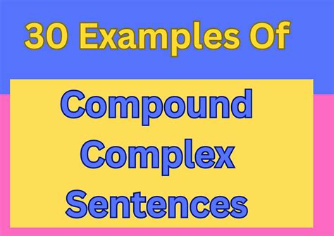 Complex Sentence Structure
