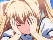 Shy Anime Girl Blushing 