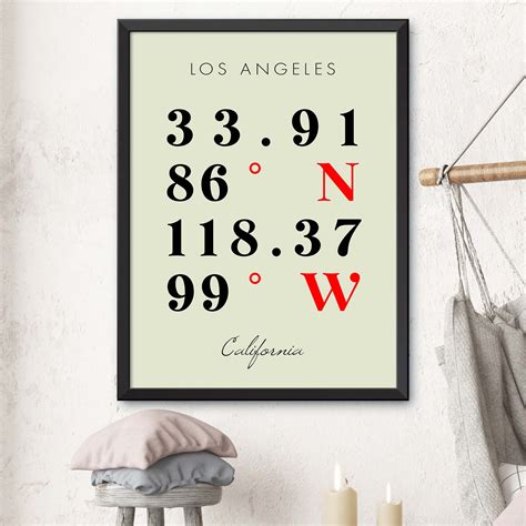 Los Angeles Coordinate Map Dormfuly