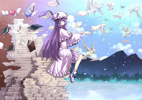 Patchouli Knowledge Touhou Drawn By Ko Kita Danbooru