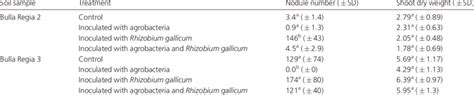 Effect Of Inoculation With Agrobacteria On Nodulation By Rhizobium