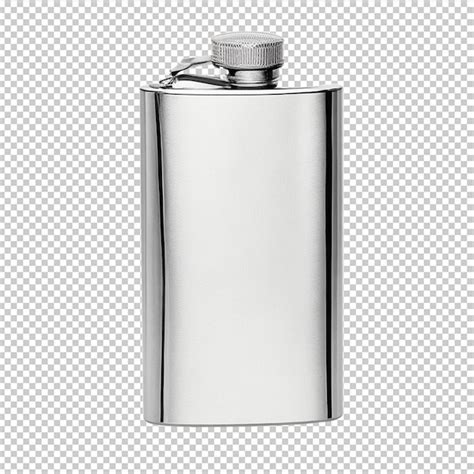 Premium PSD Hip Flask Transparent Background PSD