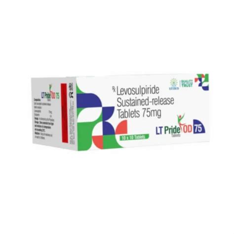 Softgel Capsules Levosulpiride Sustained Release 75mg Wholesale